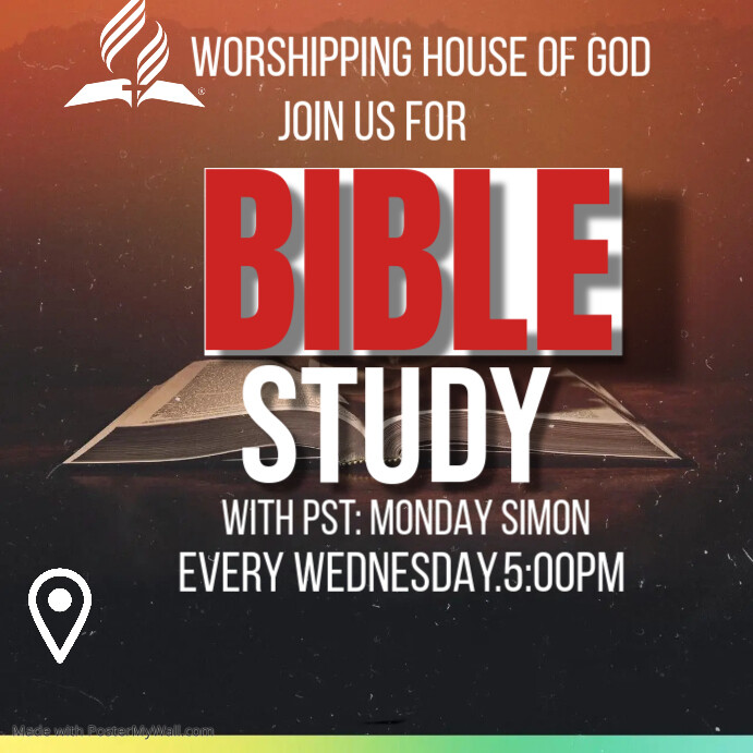 Bible study/church Template | PosterMyWall