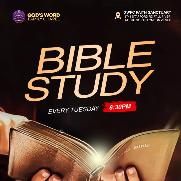 bible study church flyer Template | PosterMyWall