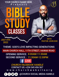 bible study classes Template | PosterMyWall
