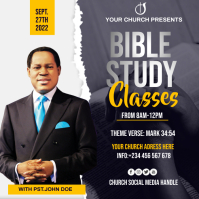 BIBLE STUDY POSTER Template | PosterMyWall