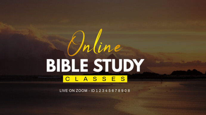 bible study classes Template | PosterMyWall