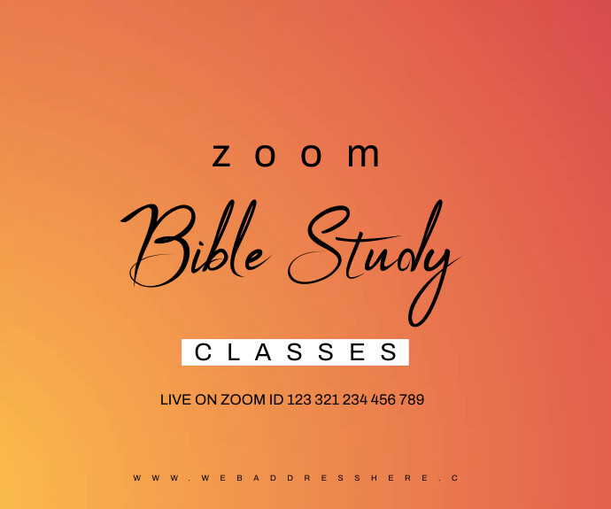 bible study classes Template | PosterMyWall