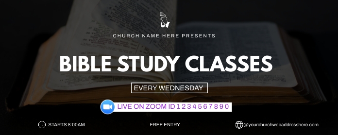 bible study classes Template | PosterMyWall