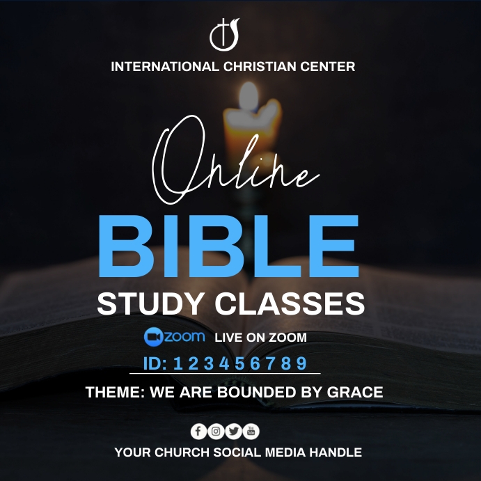 bible study classes Template | PosterMyWall