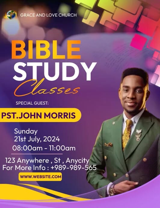 bible study classes | PosterMyWall