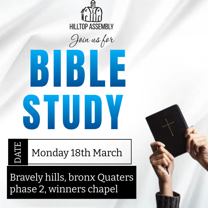 Modèle Bible study | PosterMyWall