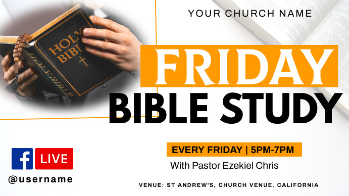 Bible study Template | PosterMyWall