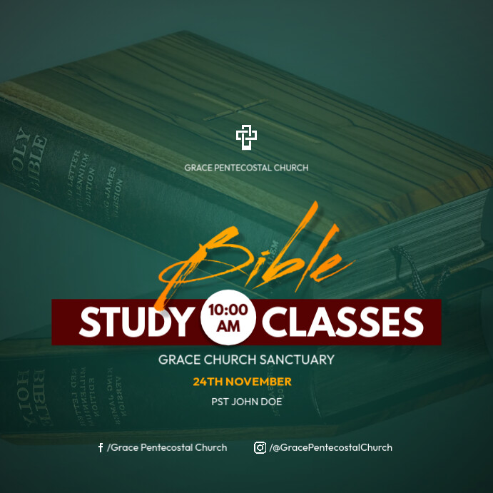 Pelajaran Alkitab Templat | PosterMyWall