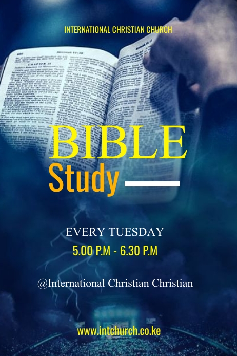 Plantilla de Bible Study | PosterMyWall
