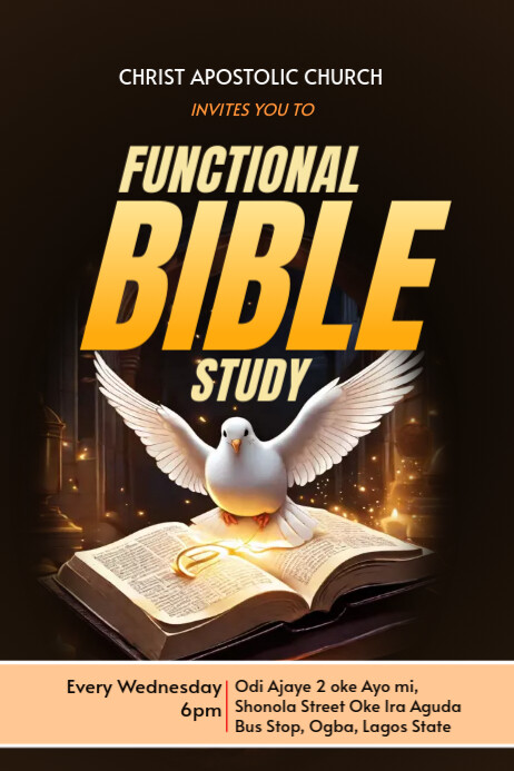 Bible study Template | PosterMyWall