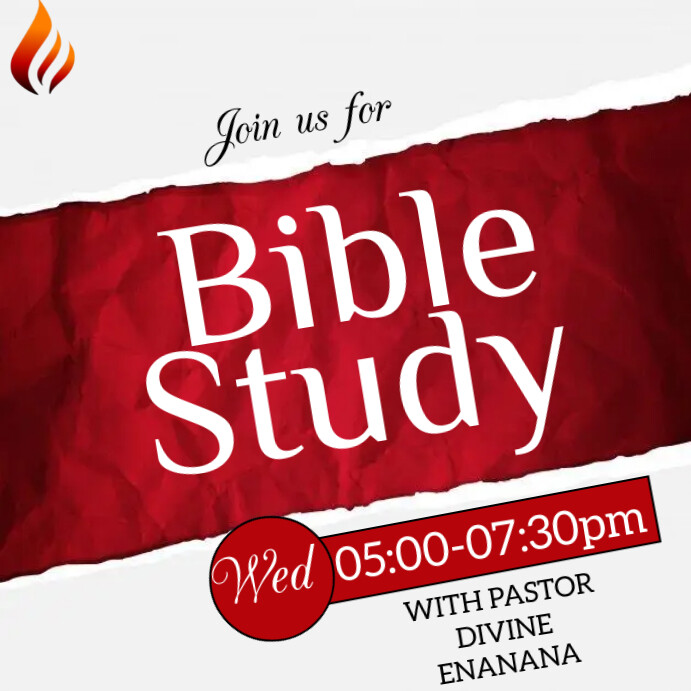 Bible study Template | PosterMyWall