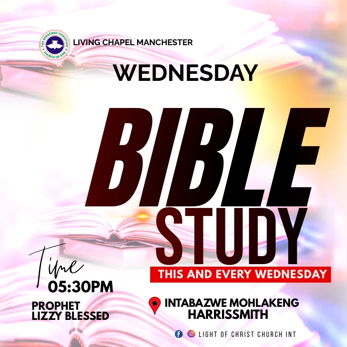 BIBLE STUDY Template | PosterMyWall