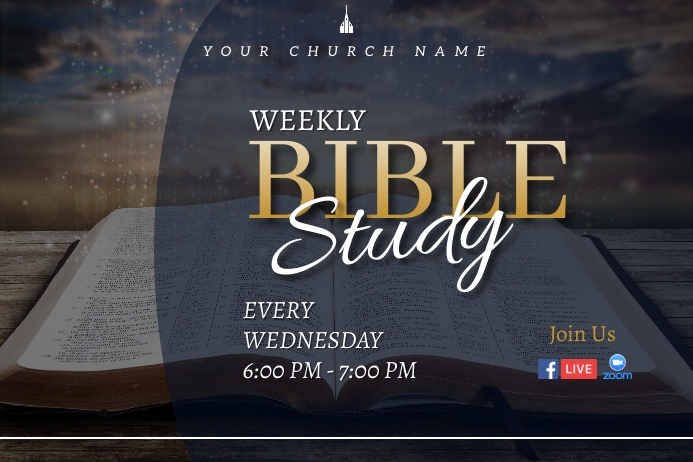 Copy of BIBLE STUDY | PosterMyWall