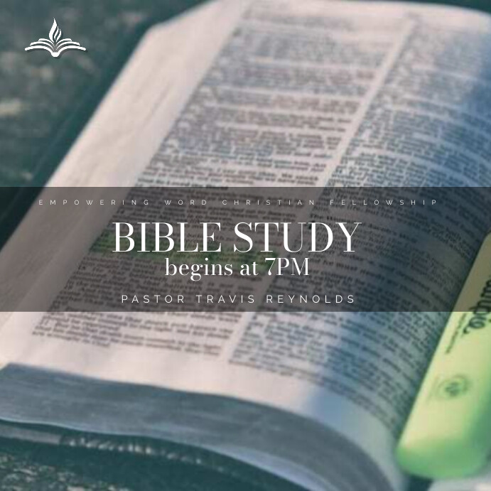 Bible Study Template | PosterMyWall