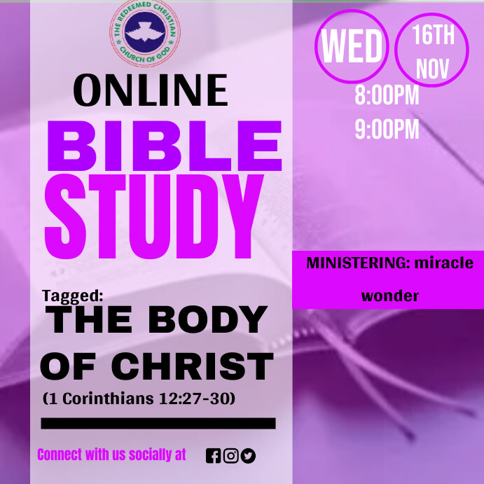 Bible study Template | PosterMyWall