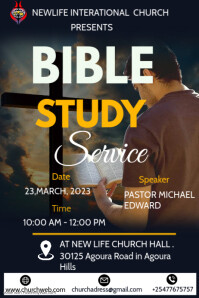 bible study Template | PosterMyWall