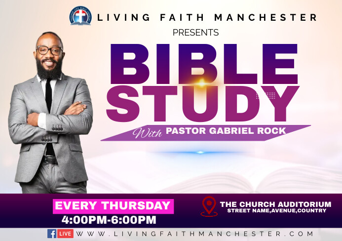 BIBLE STUDY Template | PosterMyWall