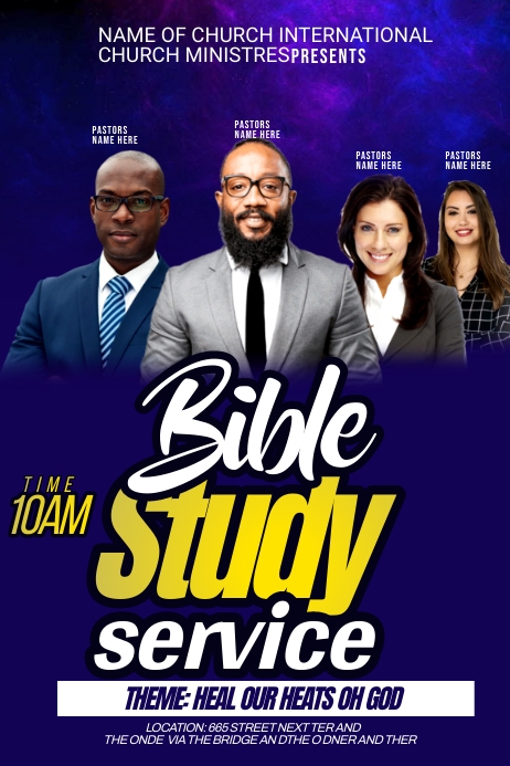 bible study Template | PosterMyWall