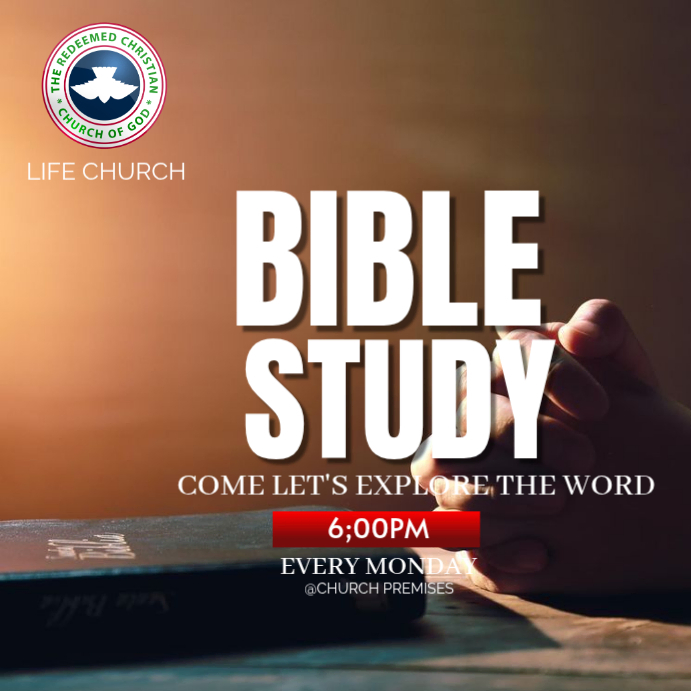 BIBLE STUDY Template | PosterMyWall