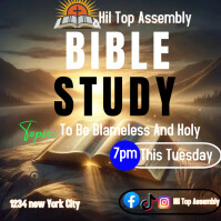 bible study flyer template | PosterMyWall