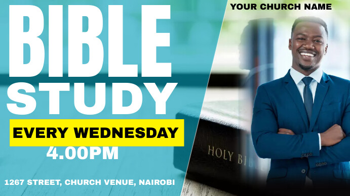 bible study Template | PosterMyWall