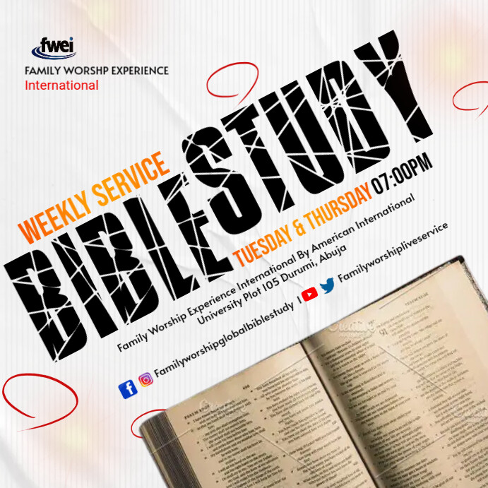 Bible study design template | PosterMyWall