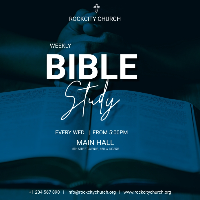 bible study Template | PosterMyWall