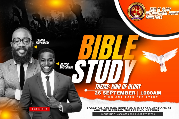 bible study Template | PosterMyWall