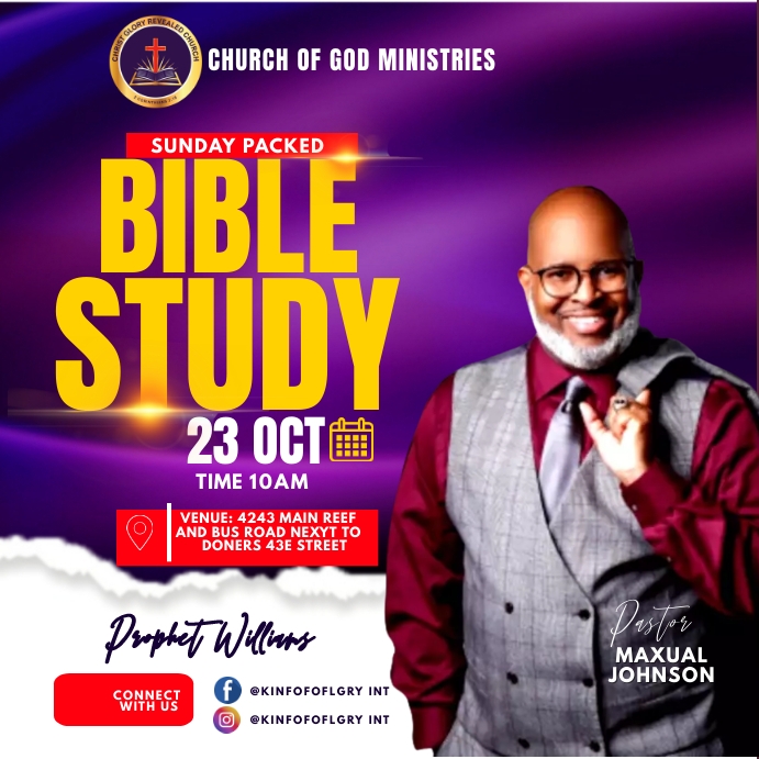 BIBLE STUDY Template | PosterMyWall
