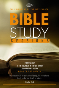 Bible Study Template | PosterMyWall