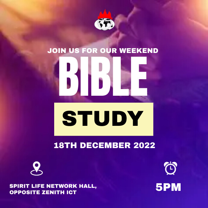 Copy of bible study | PosterMyWall