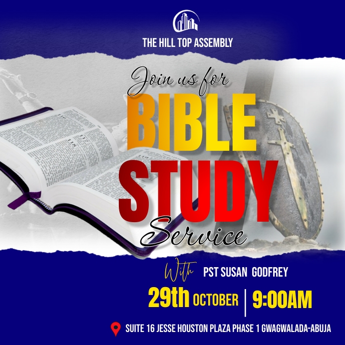 bible study Template | PosterMyWall