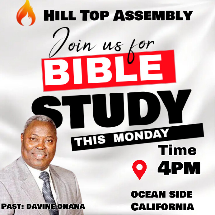 Bible study Modelo | PosterMyWall