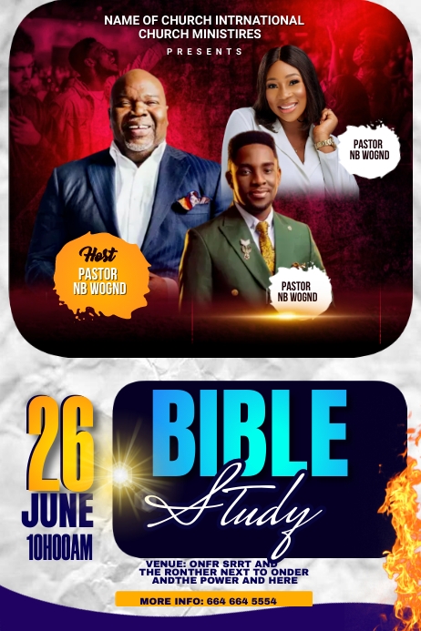 bible study Template | PosterMyWall