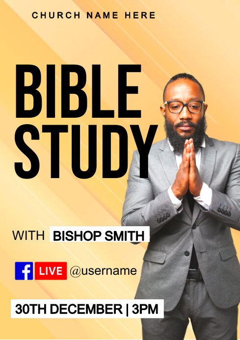 Bible study Template | PosterMyWall