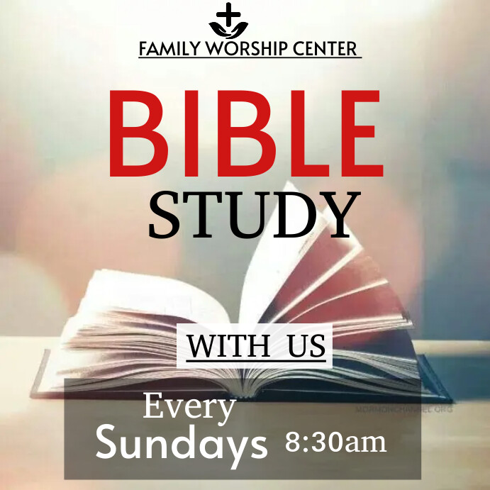 Bible study Template | PosterMyWall