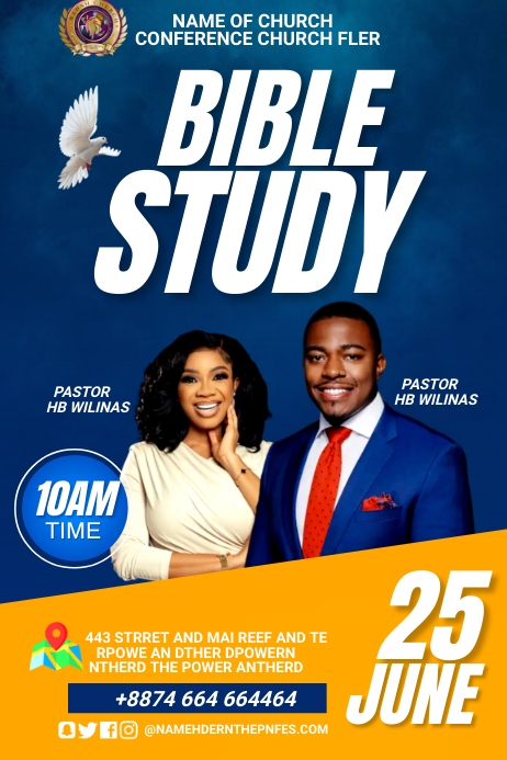 bible study Template | PosterMyWall