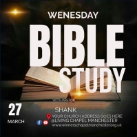 BIBLE STUDY AD INSTAGRAM Template | PosterMyWall