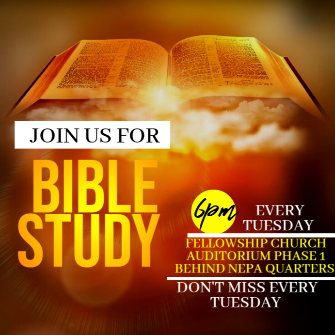 Bible study Template | PosterMyWall
