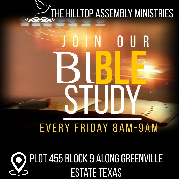 Bible study Template | PosterMyWall