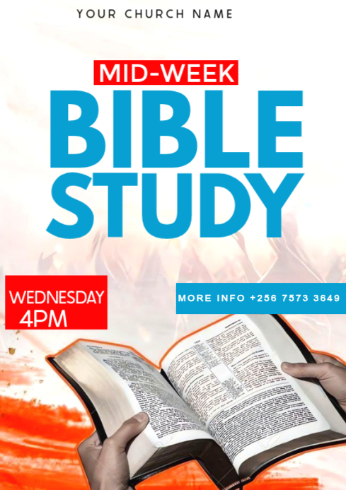 bible study Template | PosterMyWall