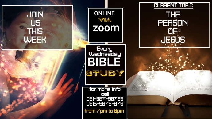 BIBLE STUDY Template | PosterMyWall