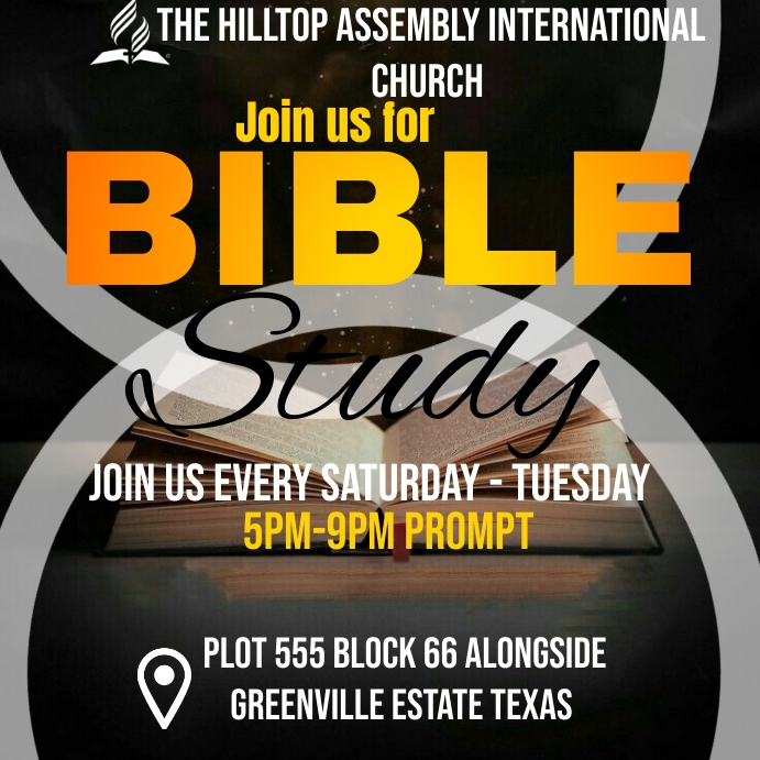 Bible study Template | PosterMyWall