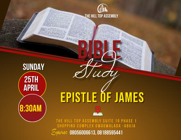 Bible study Template | PosterMyWall