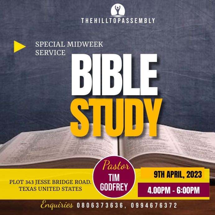 bible study Template | PosterMyWall