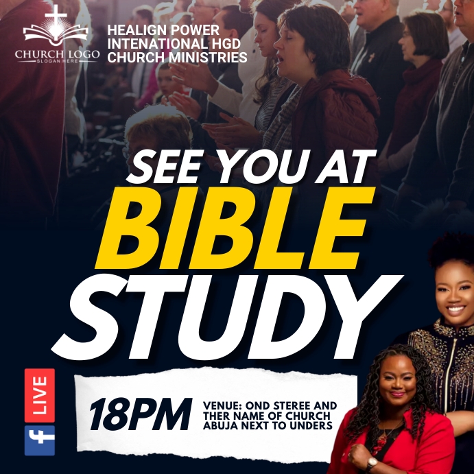 bible study Template | PosterMyWall