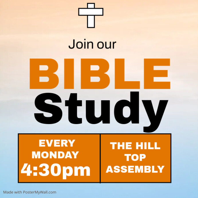 Bible study Template | PosterMyWall