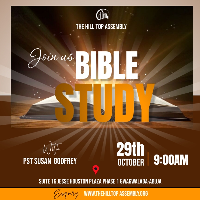 bible study Template | PosterMyWall