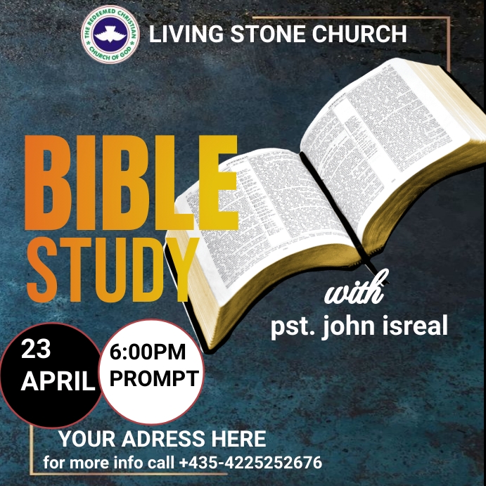 Bible study Template | PosterMyWall