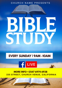 BIBLE STUDY Template | PosterMyWall